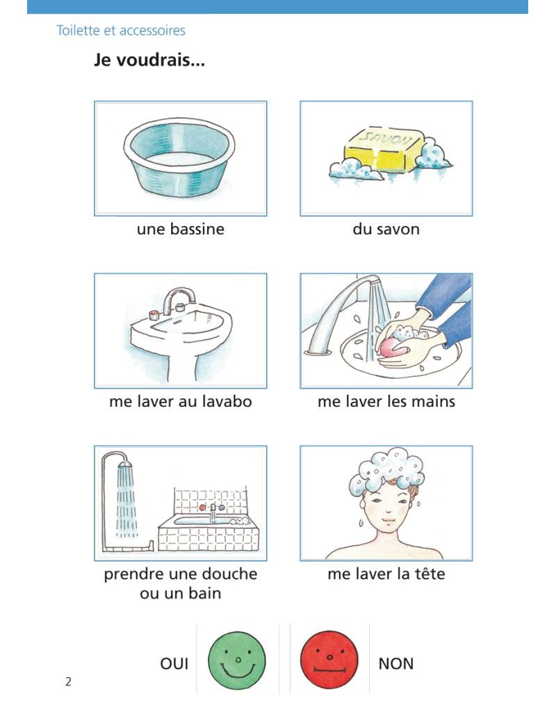 Imagier pour la communication soignant-soigné (2ème édition)